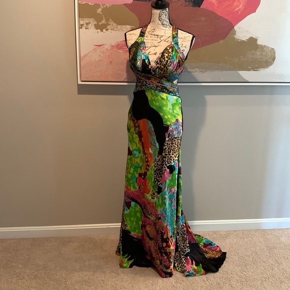 Hailey Logan | Dresses | Hailey Logan By Adrianna Papell Satin Embellished Dress | Poshmark